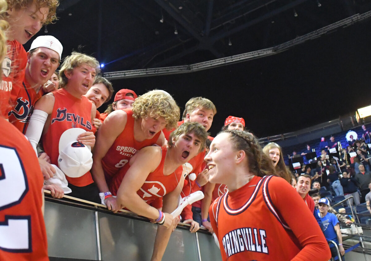 Springville girls top Lehi for second straight 5A basketball title ...